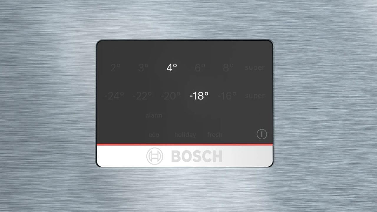 Bosch Refrigerator Series 6 with freezer at bottom, Net Capacity 526 ...