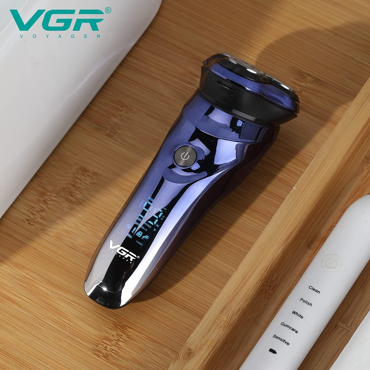 VGR V-305 Premium Cordless Rechargeable IPX7 Fully Waterproof 3 Head ...